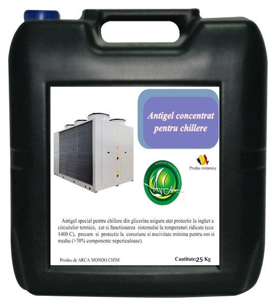 Antigel concentrat pentru chillere, Bidon 25 Kg
