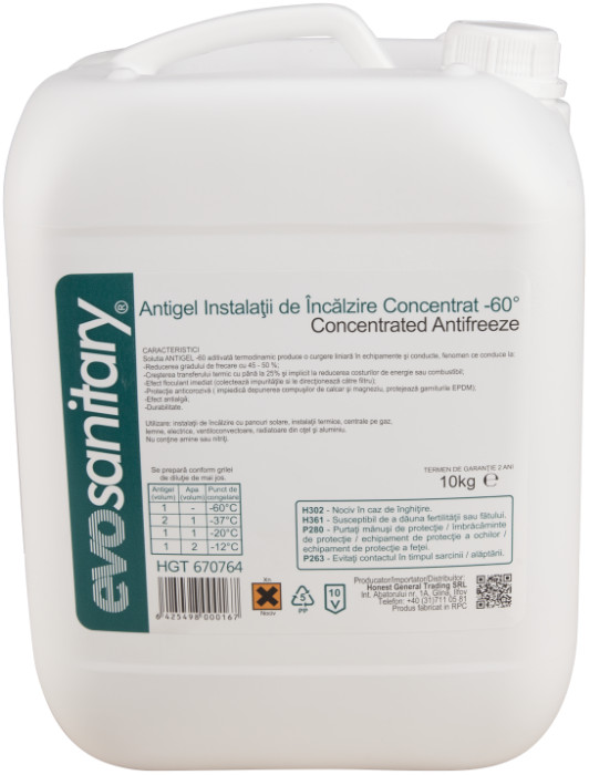 ANTIGEL INSTALATII DE INCALZIRE CONCENTRAT - 60 GRD (10 KG)