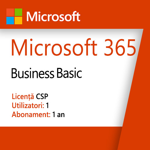 Microsoft 365, Business Basic, Licenta CSP, 5 dispozitive
