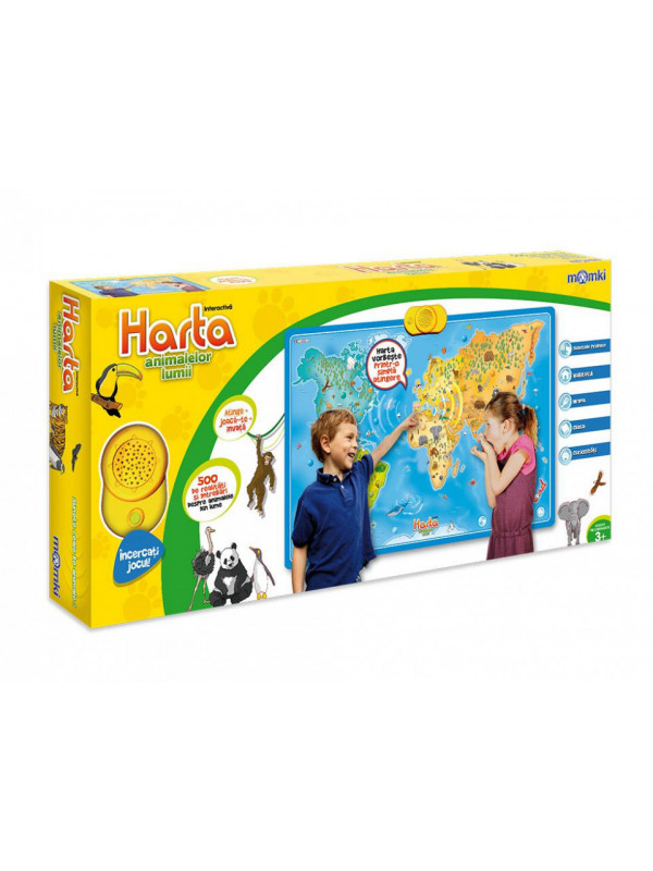 Harta interactiva cu animale