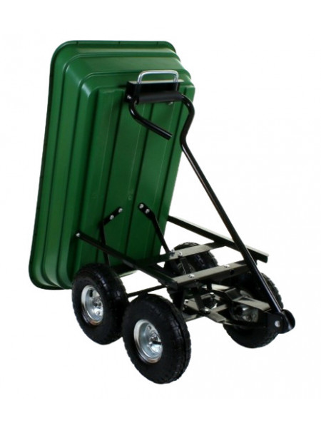 Carucior de gradina, cupa basculabila 75L