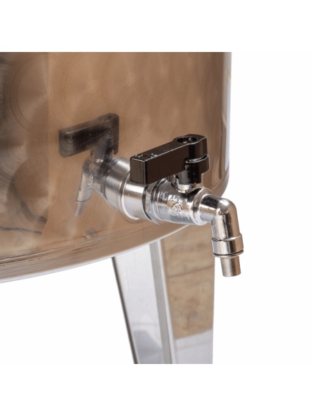 Butoi Cisterna Inox 260L pentru Vin cu Capac Flotant Etansare Parafina