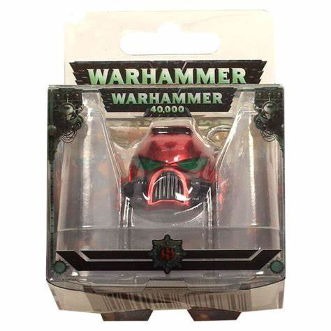 Warhammer 40k Space Marine MKVII Helmet Blood Angels Keychain