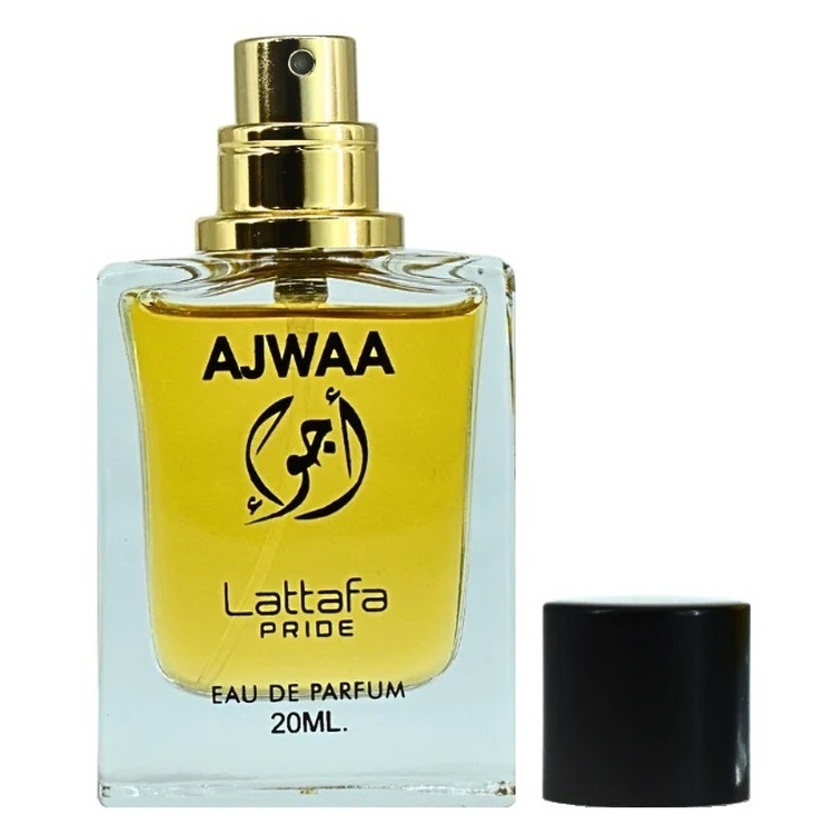 Apa de parfum arabesc Lattafa Ajwaa pentru barbati si femei, 20 ml, alb ...