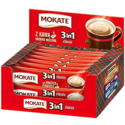 Cafea solubila 3 in 1 Classic Mokate 24 x 17 g