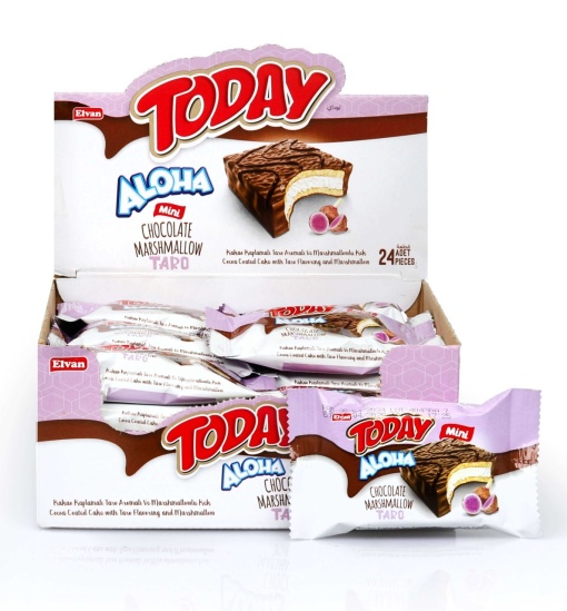 Aloha Mini Taro with Marshmallow 40g. - 24 Buc ( 1 Cutie ) ELVAN