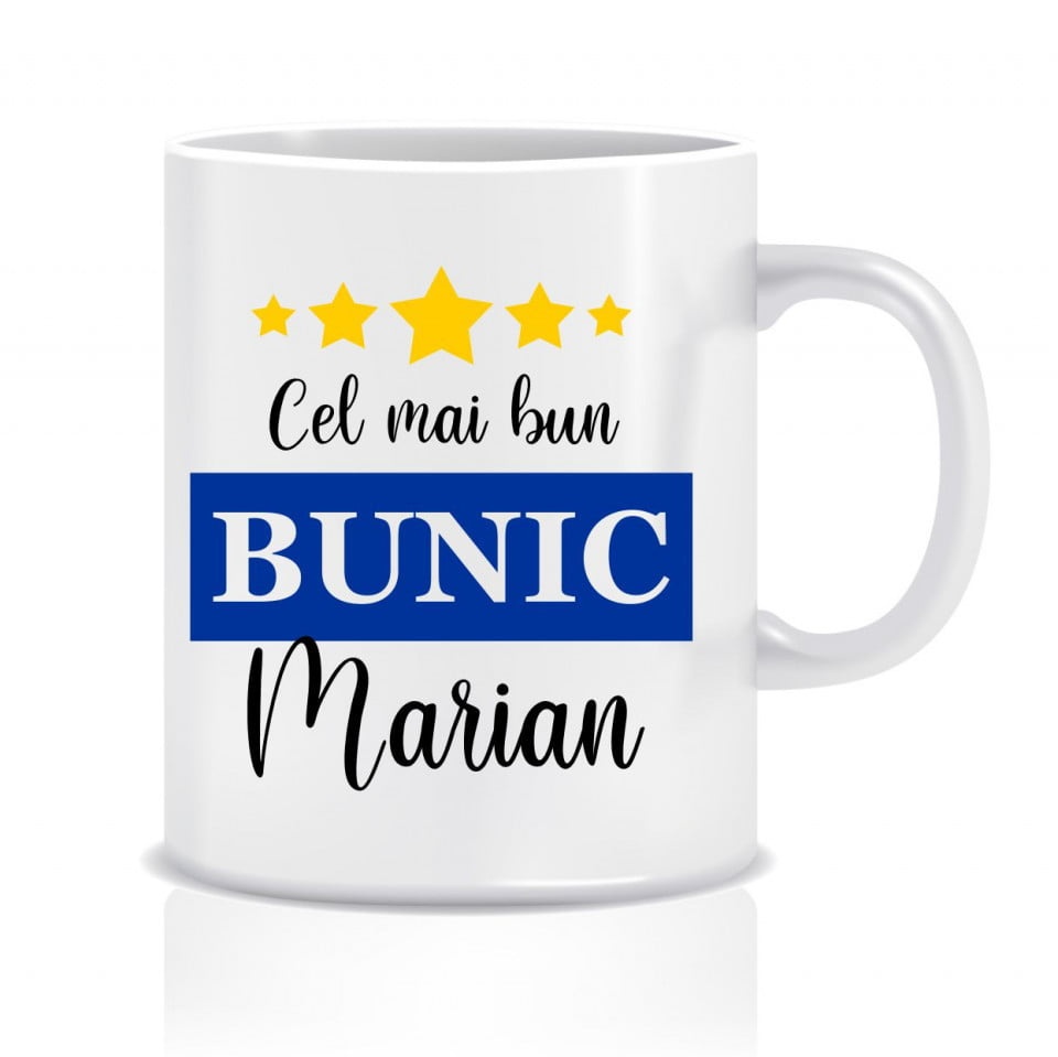 Cana personalizata Cel mai bun bunic | Creativ.ro