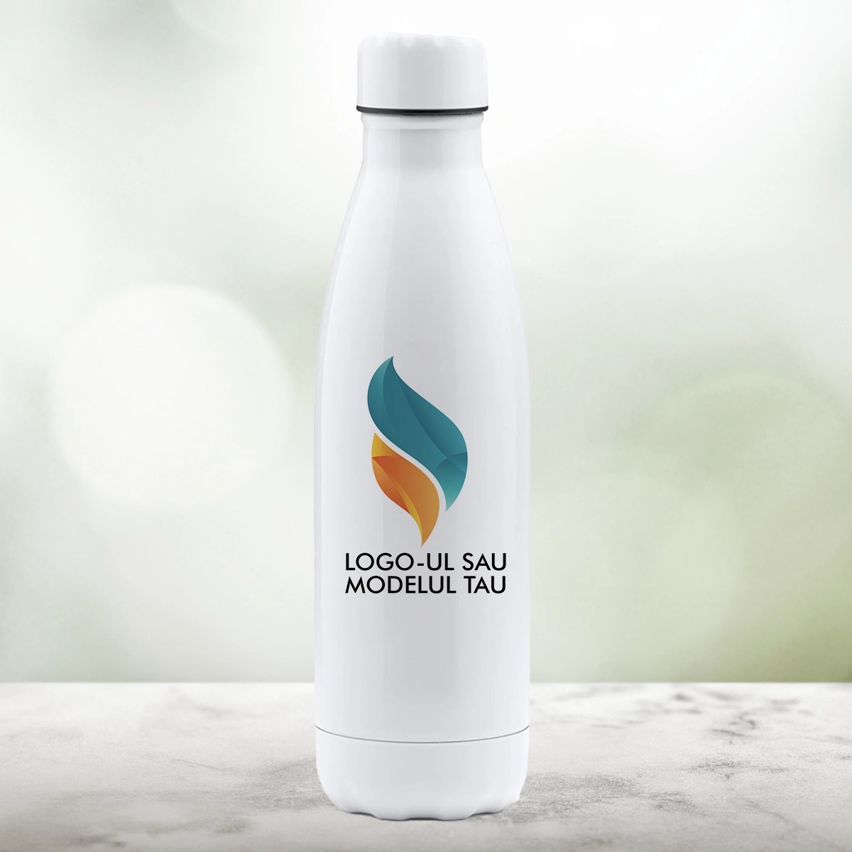 Sticlă metalică personalizată cu logo 700ml | Stil și utilitate ...