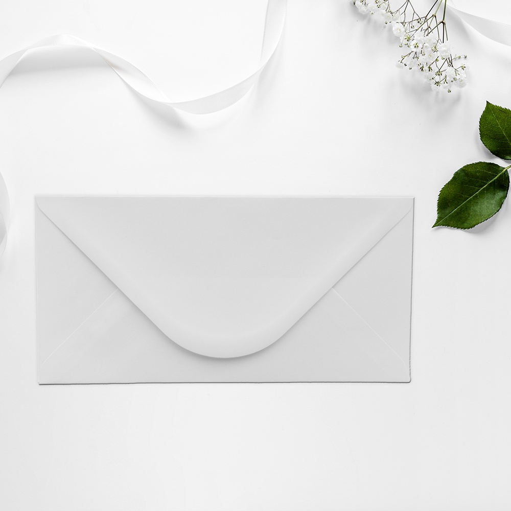 Plic DL Alb 110 x 220 mm | Creativ.ro