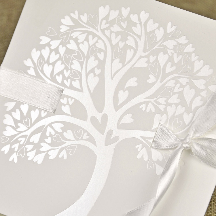 Invitație de nuntă textură copac 39642 – Design natural și elegant cu ...