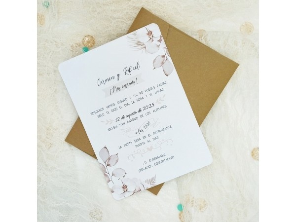 Invitație de nuntă 39980 – Creează o invitație de nuntă rafinată și ...