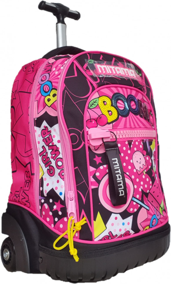 Ghiozdan Tip Troler, Mitama, Roti Silicon, Baza Intarita, Compartiment ...