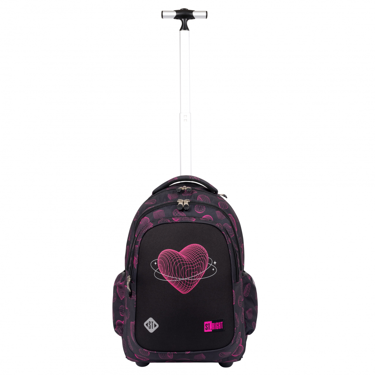 Ghiozdan Troler, St.Right, Roti Silicon, Impermeabil, Colectia Virtual ...