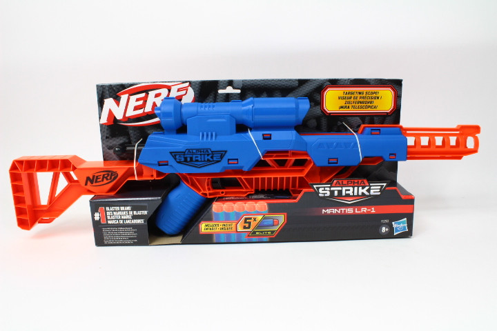 Set Arma De Jucarie Nerf Alpha Strike Mantis Lr 1 Cu 5 Proiectile Incluse