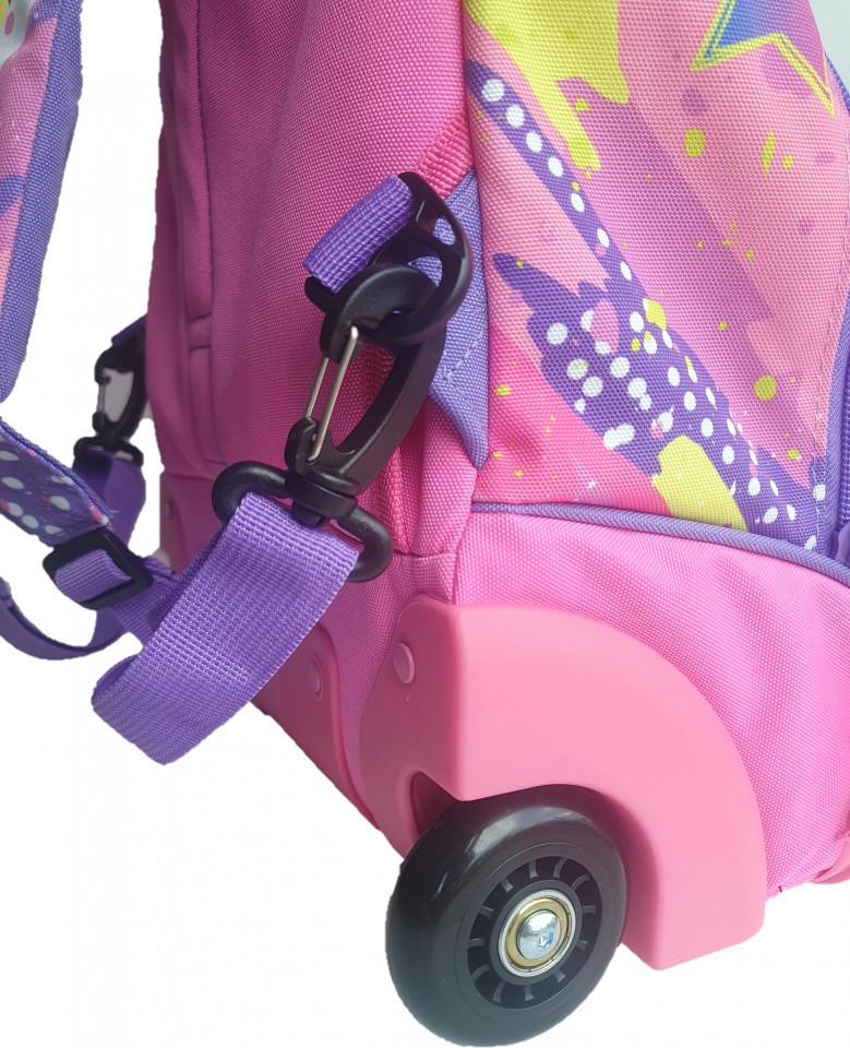 Ghiozdan Tip Troler, Mitama, Roti Silicon, Baza Intarita, Compartiment ...