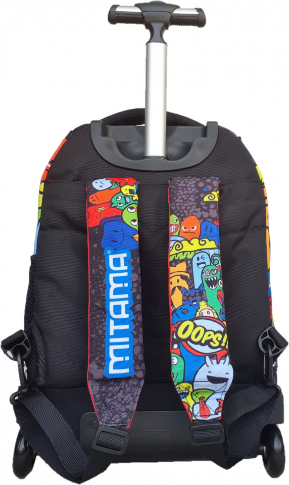 Ghiozdan Tip Troler, Mitama, Roti Silicon, Baza Intarita, Compartiment ...