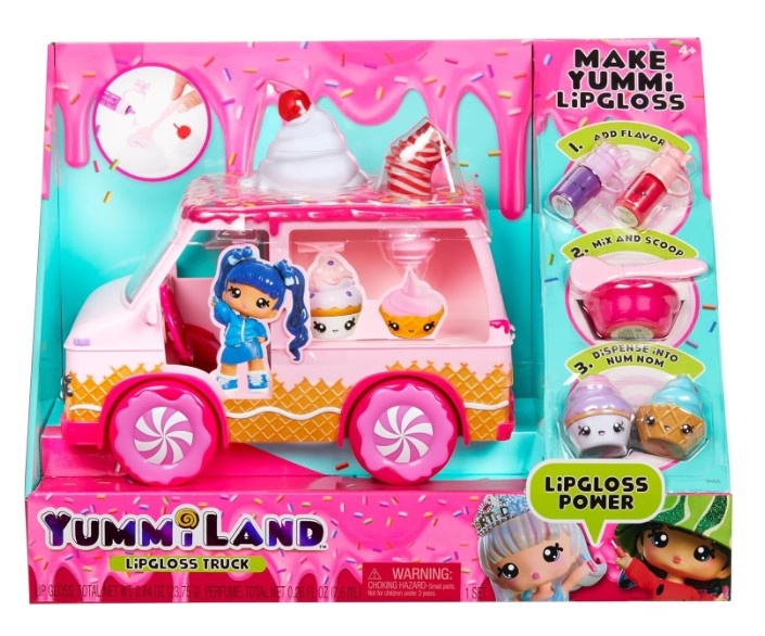 Camion Lip Gloss MGA Yummiland Cu 2 Num Noms, Seturi DIY Lip Gloss ...