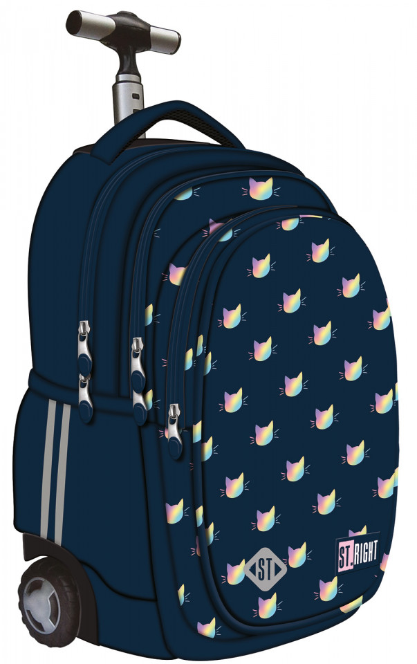 Ghiozdan Tip Troler, St.Right, Roti de Silicon, Impermeabil, Colectia ...