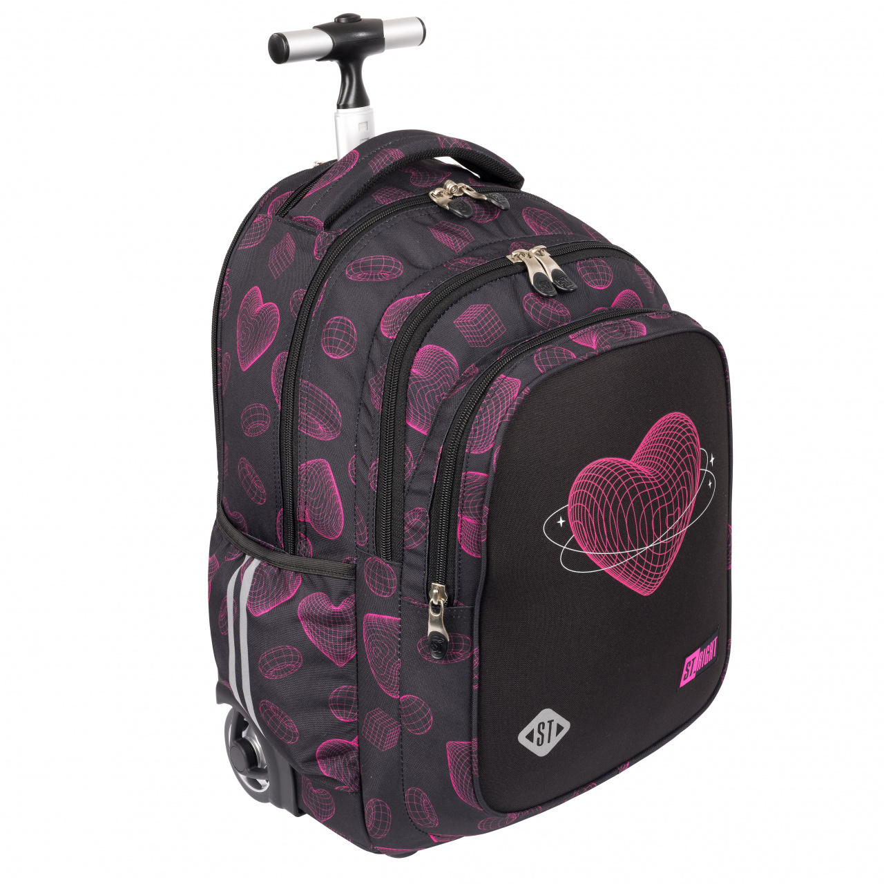 Ghiozdan Troler, St.Right, Roti Silicon, Impermeabil, Colectia Virtual ...