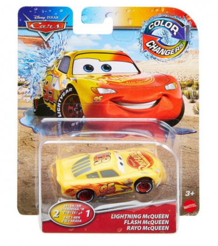 Masinuta Disney Cars - Color Changers, Fulger McQueen, 1:55