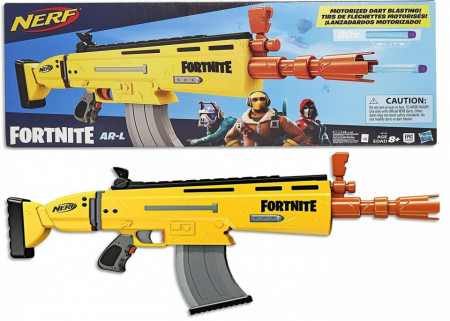Blaster Nerf Fornite AR-L cu 20 dartsuri Nerf Elite