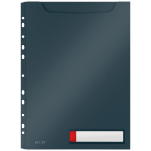 Mapa plastic Leitz Cosy Jumbo A4 150 coli pre-perforată cu etichetă set ...