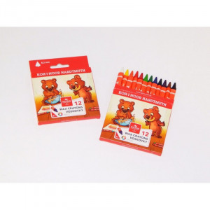 Creioane colorate cerate triunghiulare Koh-I-Noor, 12 culori