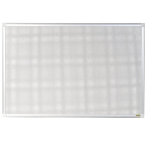 Panou textil, ramă aluminiu, grilaj din oțel Bi-Office