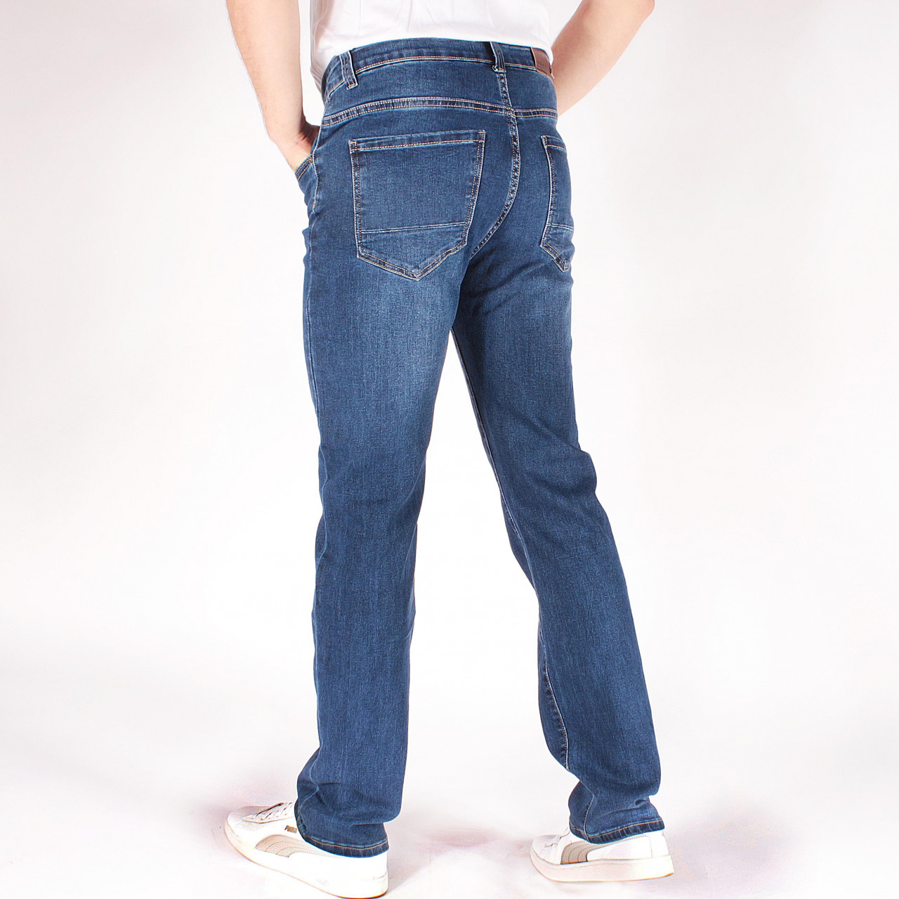 Blugi pentru barbati, drepti, clasici,cu talie inalta ,MASURI MARI 105