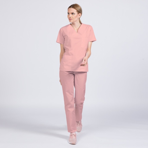 Uniforma medicala cu pantaloni pentru femei CLASS-Somon