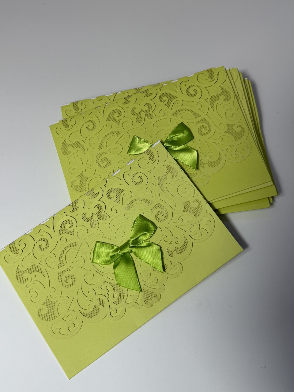 Plic pentru invitatie de nunta - Verde