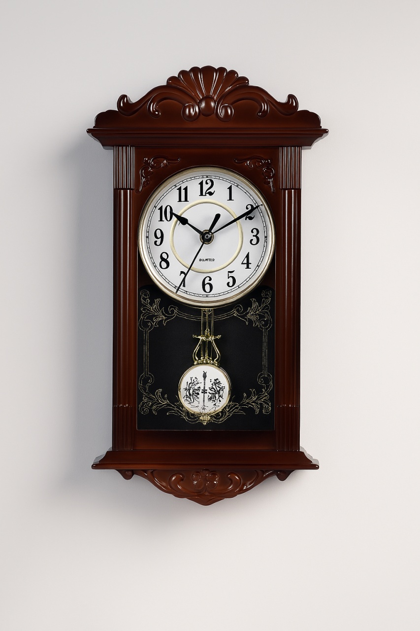 Ceas perete cu pendul - Wooden Antique Elegance