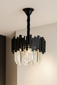 Candelabru Negru Design Modern - "Merado"