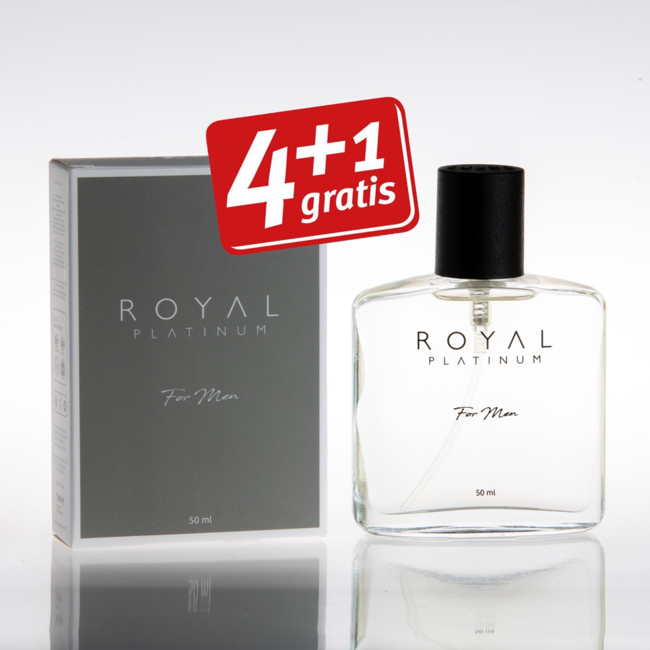 Apa de parfum Royal Platinum M605, 50 ml, pentru barbati, inspirat din Paco Rabanne Black XS