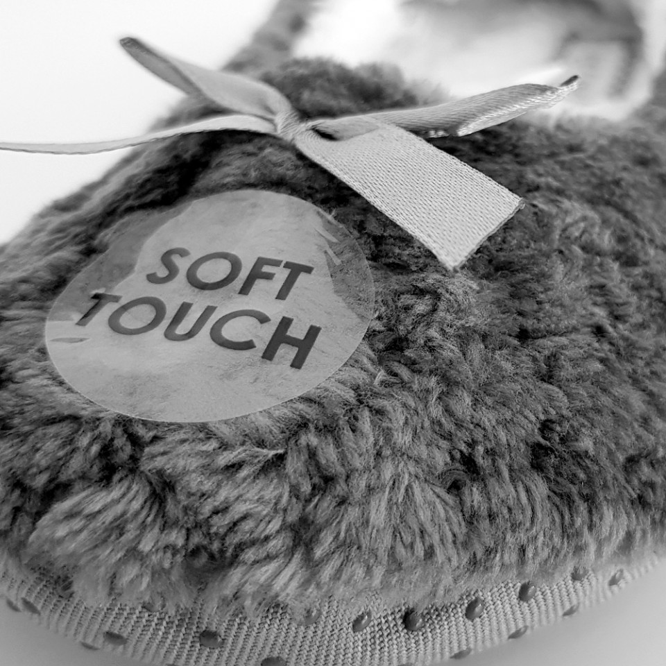 Papuci de Casa Tip Balerini, 'Wolf', Balerini Imblaniti Interior