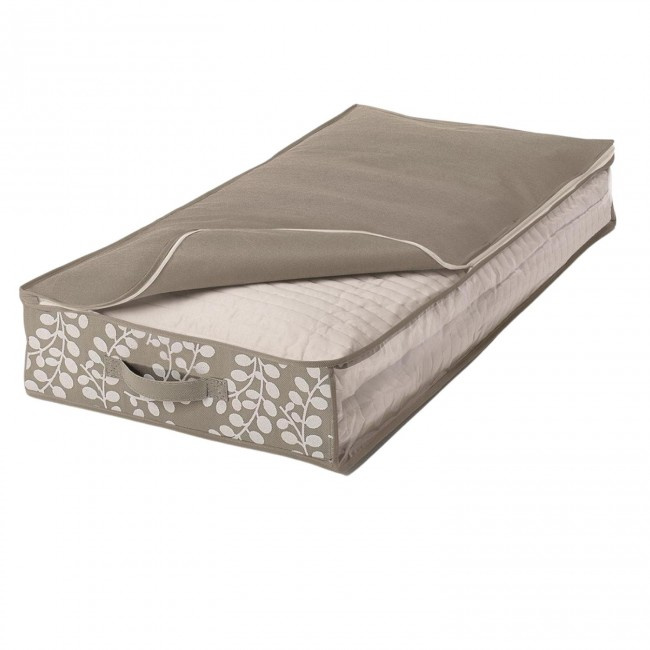 Husa depozitare textile sub pat sau dulap-FLORAL, husa cu fermoar ...