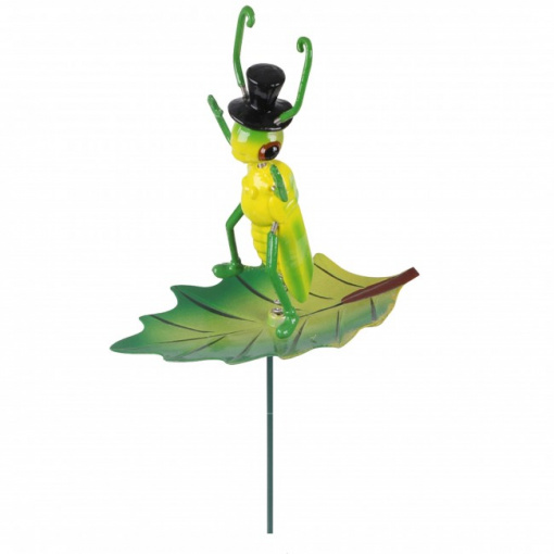 Decoratiune gradina, plastic, greier pe bat, 74 cm, decoratiuni gradina ...