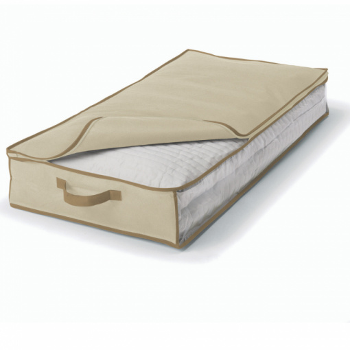 Husa depozitare textile sub pat sau dulap-IVORY, husa cu fermoar pentru ...