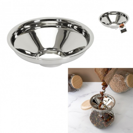 Palnie larga, inox, 14x5 cm,, Palnie larga din inox Palnie cu gura ...