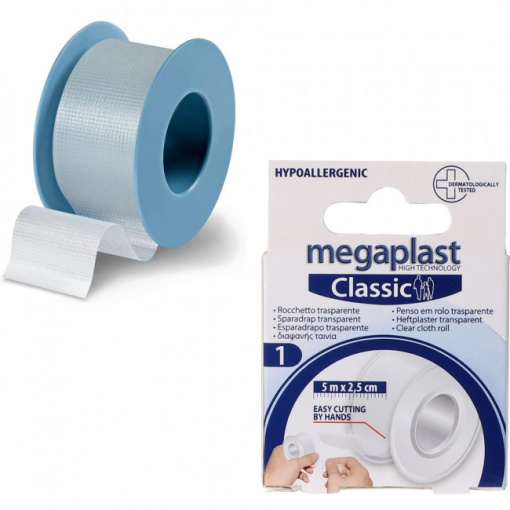 Rola plasture transparent 5mx2,5 cm-Megaplast, Rola plasture ...