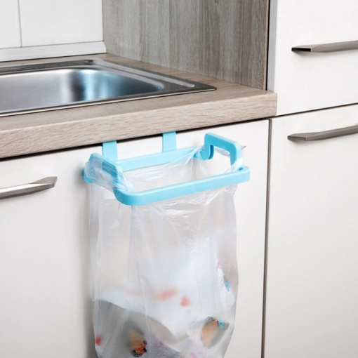 Suport pentru saci de gunoi, 20x14,5x5 cm, Suport saci menajeri usa ...