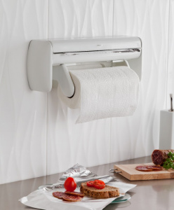 Suport rola hartie si folie bucatarie