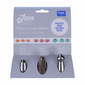 Set 3 duiuri de ornat torturi, Colectia Flori mari, inox, JEM, duiuri ...