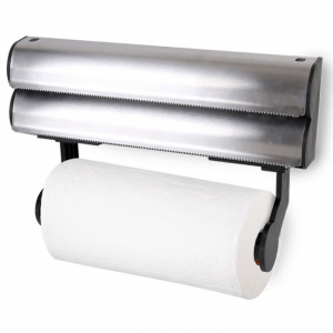 Suport perete pentru rola bucatarie si folii bucatarie, prosoape pentru ...