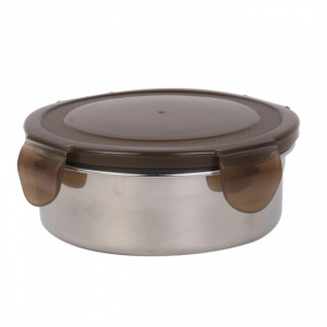 Cutie cu capac, depozitare alimente, inox, 14x5,1 cm, cutie alimentara ...