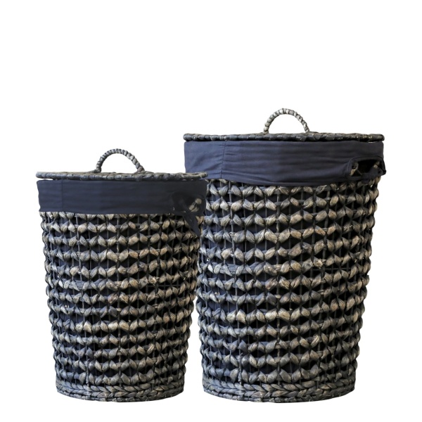 Set 2 cosuri pentru rufe, din zambila de apa si textil