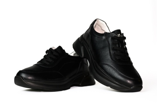 Pantofi dama, piele naturala, Angel Blue - AW2023-44-negru