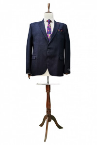 Sacou clasic talia 2 Gregory bleumarin indigo