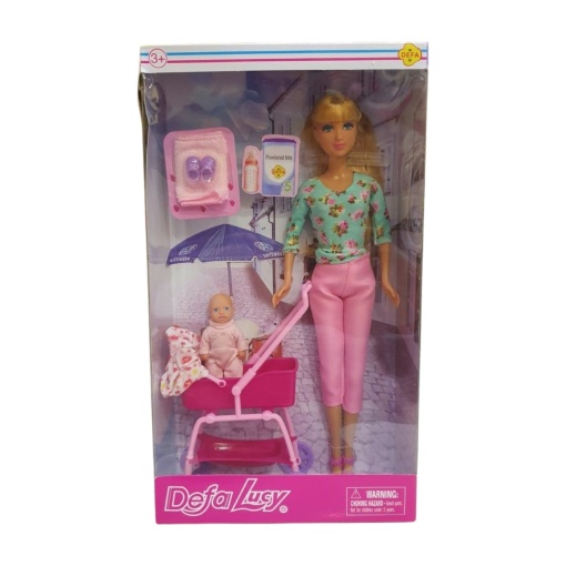 Defa Lucy sa bebom i kolicima