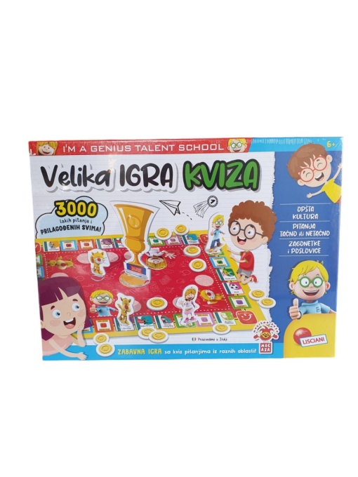 Mali genije velika igra kviza Lisciani